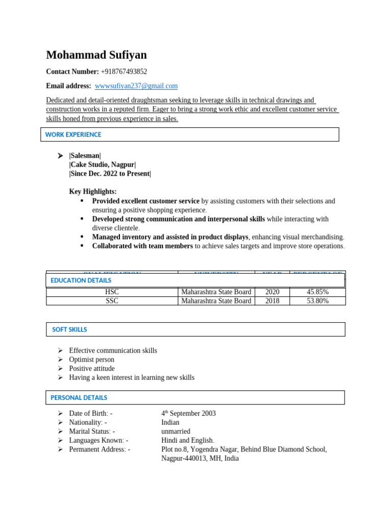 Mohammad Sufiyan | PDF