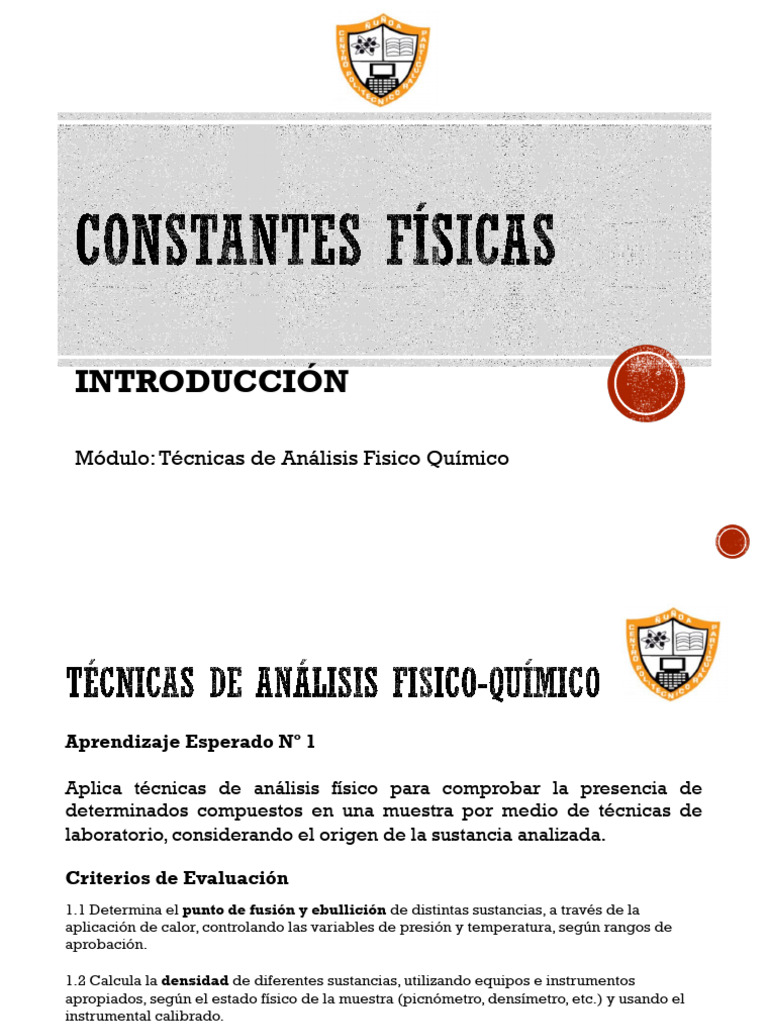 Constantes Físicas | PDF