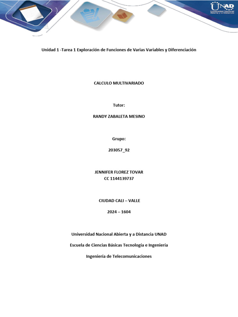 Unidad 1 - Tarea 1 Jennifer Florez | PDF