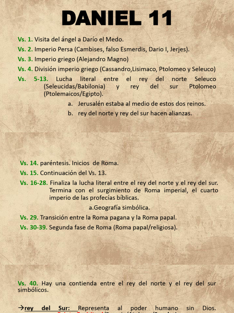 Bosquejo DANIEL 11 | PDF | Alejandro el Grande | Monarca