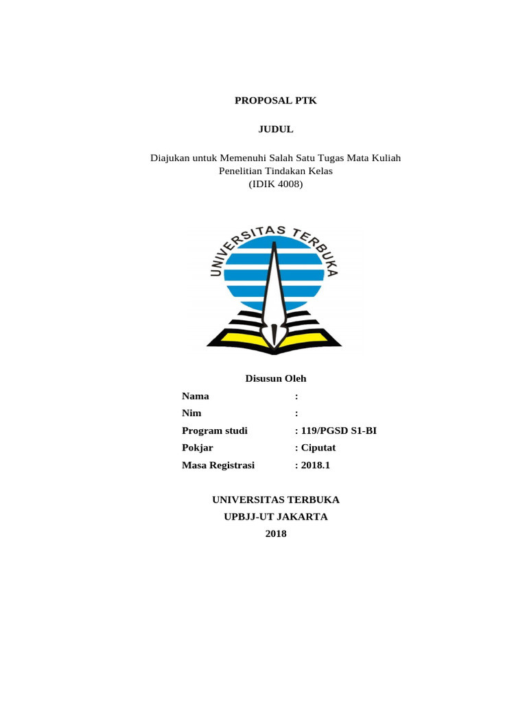 Contoh Format PTK | PDF