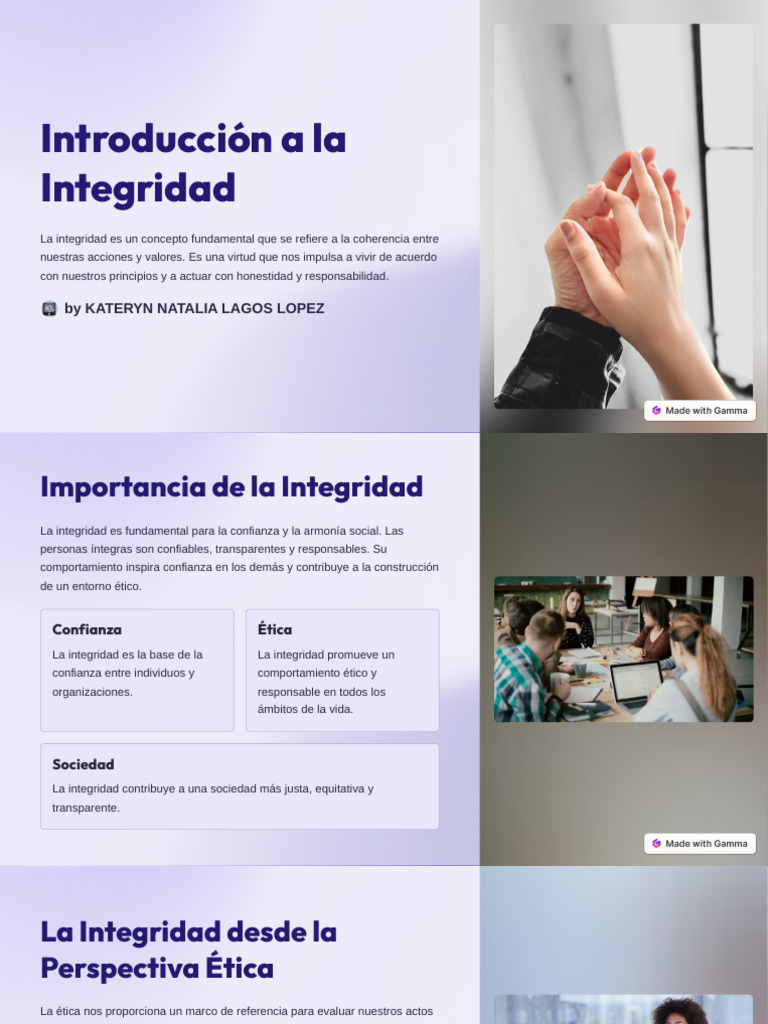 Introduccion A La Integridad | PDF | Moralidad | Justicia