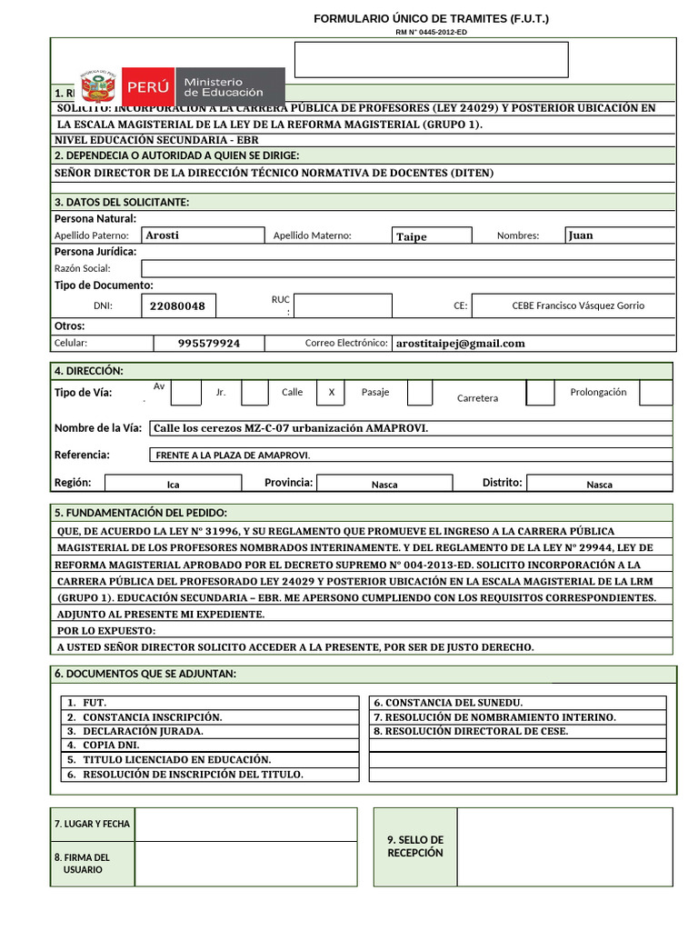 FUT - GRUPO 1 -. 2024 (2) | PDF