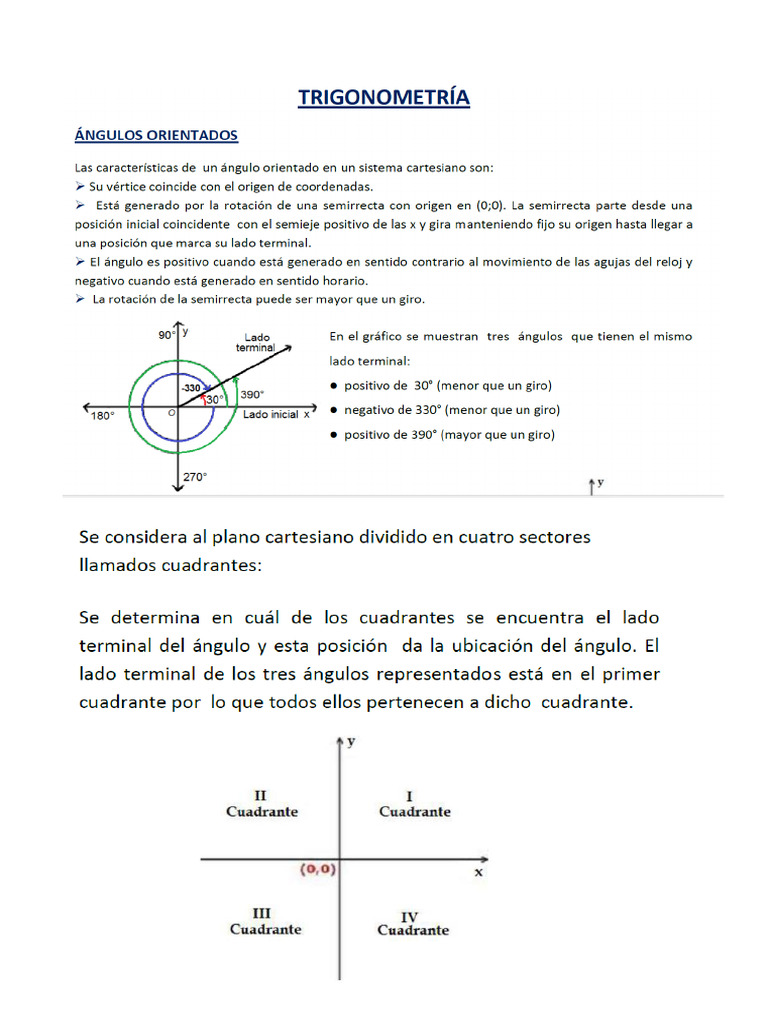 TRIGONOMETRÍA | PDF