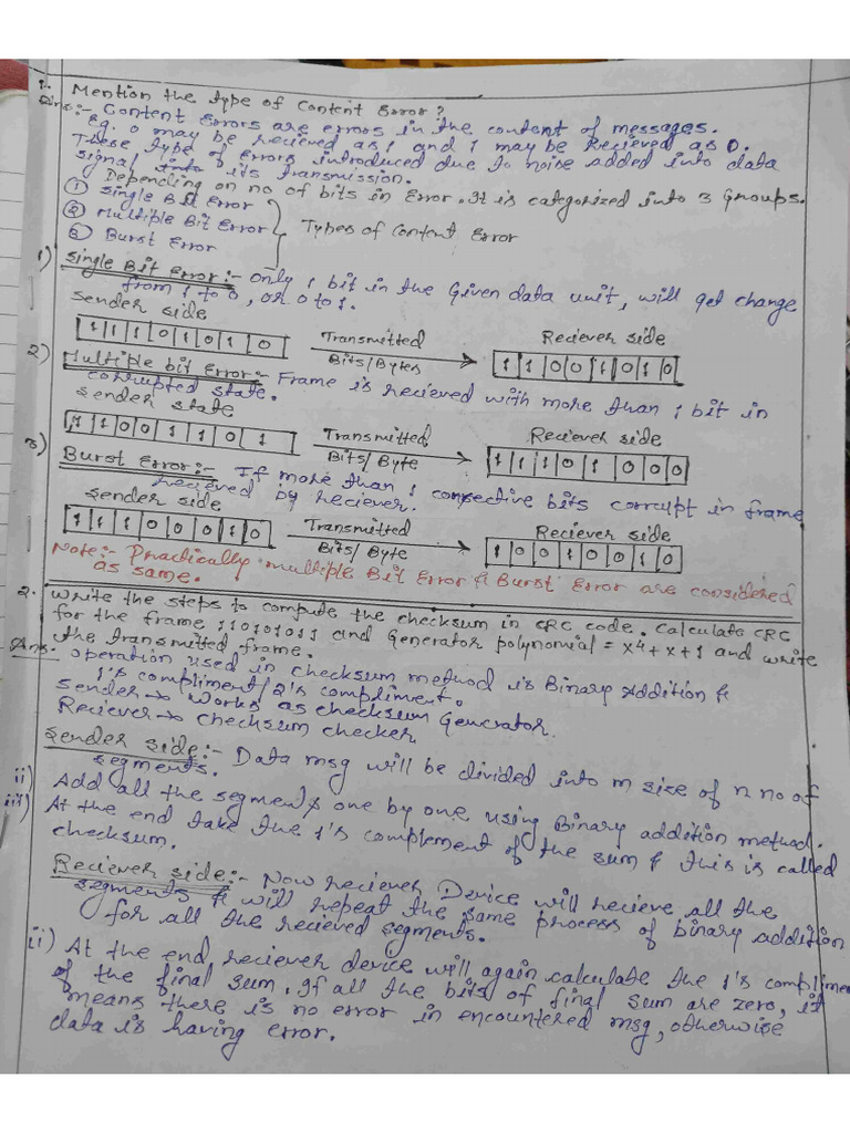 Computer Networks (Assignment-01) | PDF Computer Networks (Assignment-01) | PDF