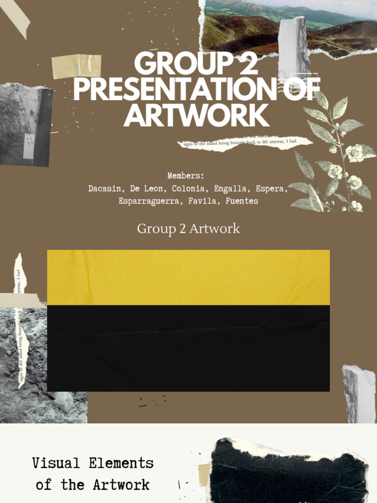 Group 2 Presentation of Artwork | PDF