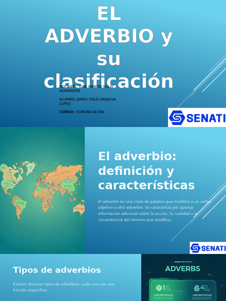 El Adverbio Definicion y Caracteristicas 3 | PDF