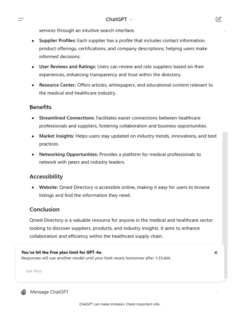 Qmed Directory Overview | PDF