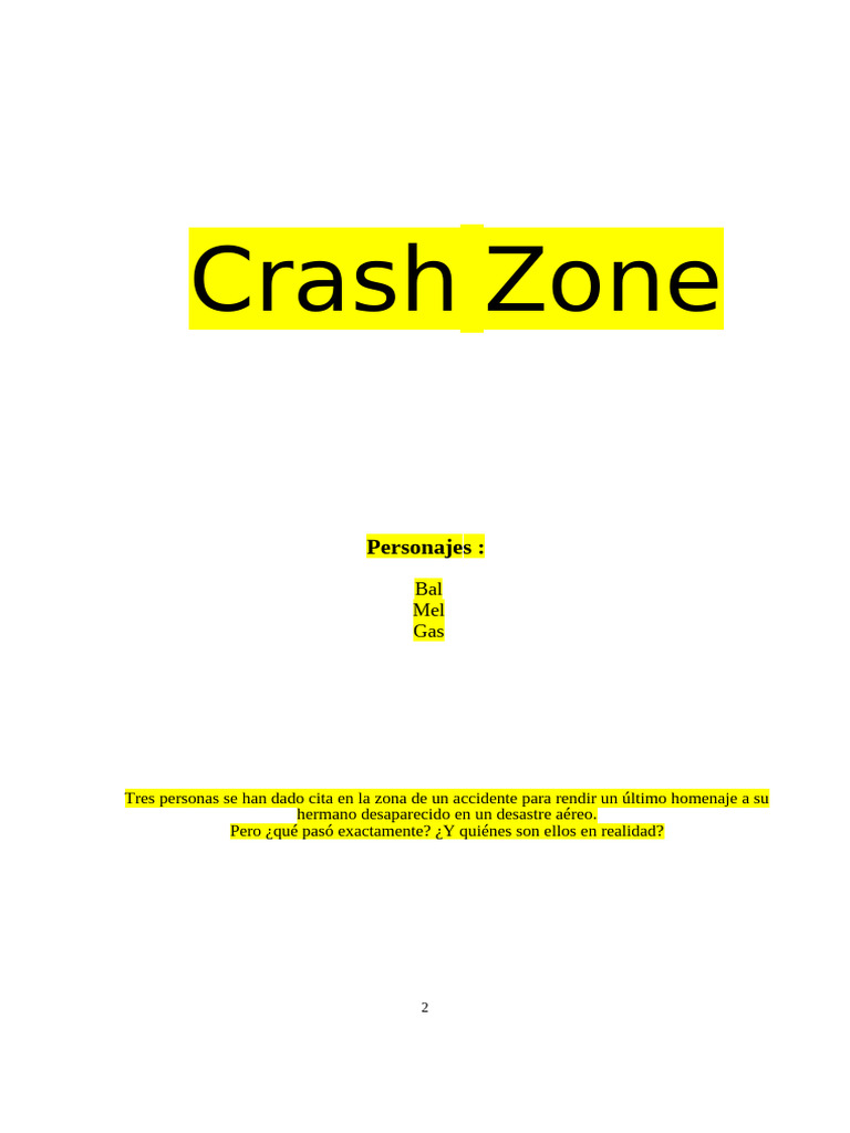 Crashzone | PDF | Verdad | Vela