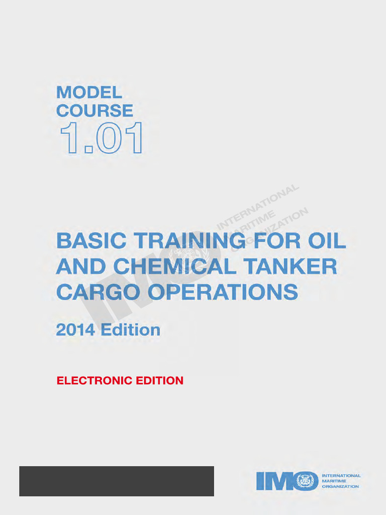 1 Model Course 1.01 Basic Training For Oil and Chemical Tanker Cargo ...