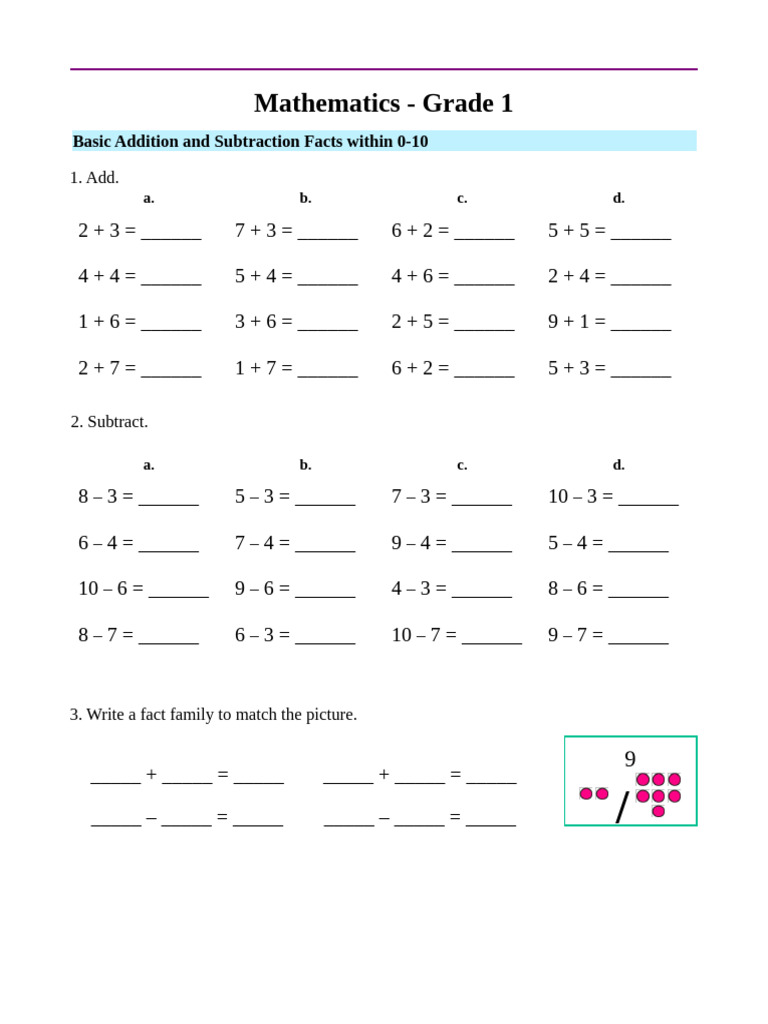 Math_gr.1 | PDF
