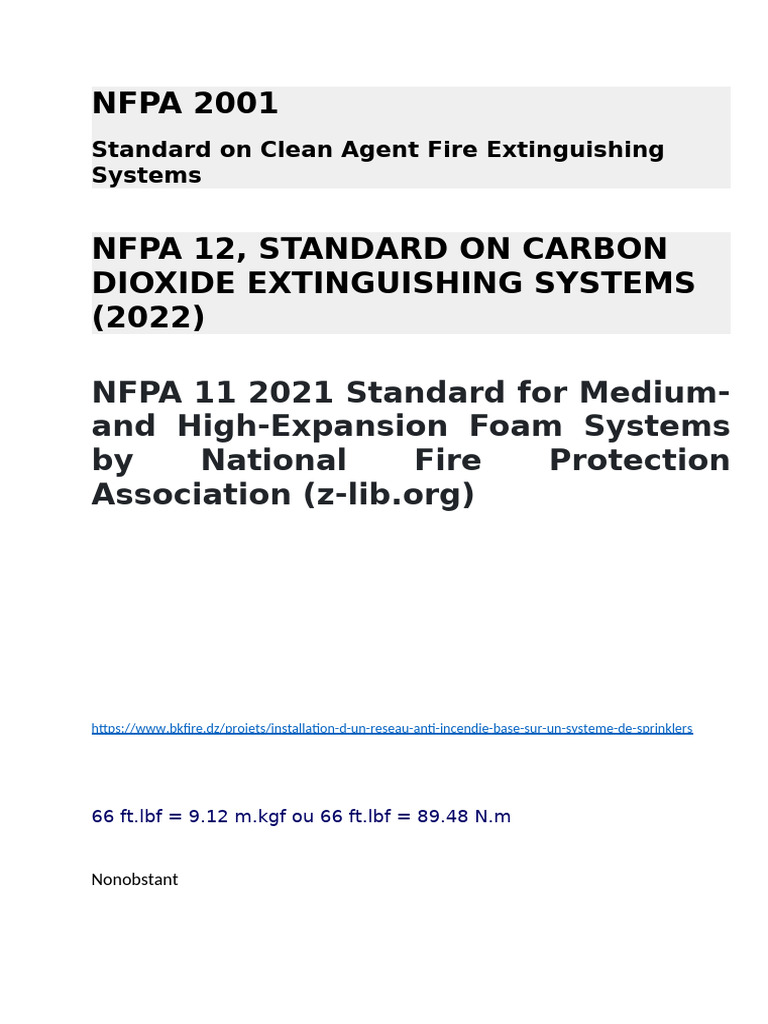 NFPA | PDF