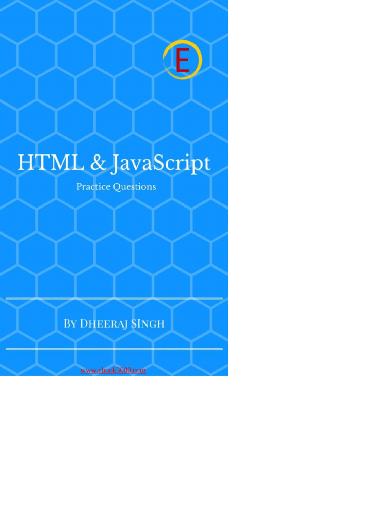 HTML JavaScript Practice Questions PDF | PDF