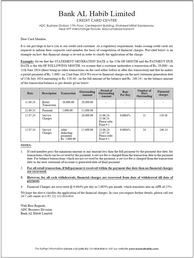 Interest-Calculation-Letter | PDF