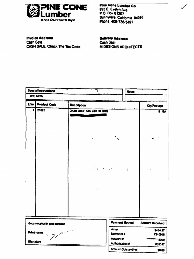 24-19-9 - Receipts | PDF