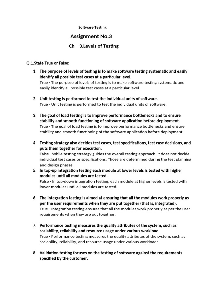 Software Testing Levels Explained | PDF | Software Testing | Computers