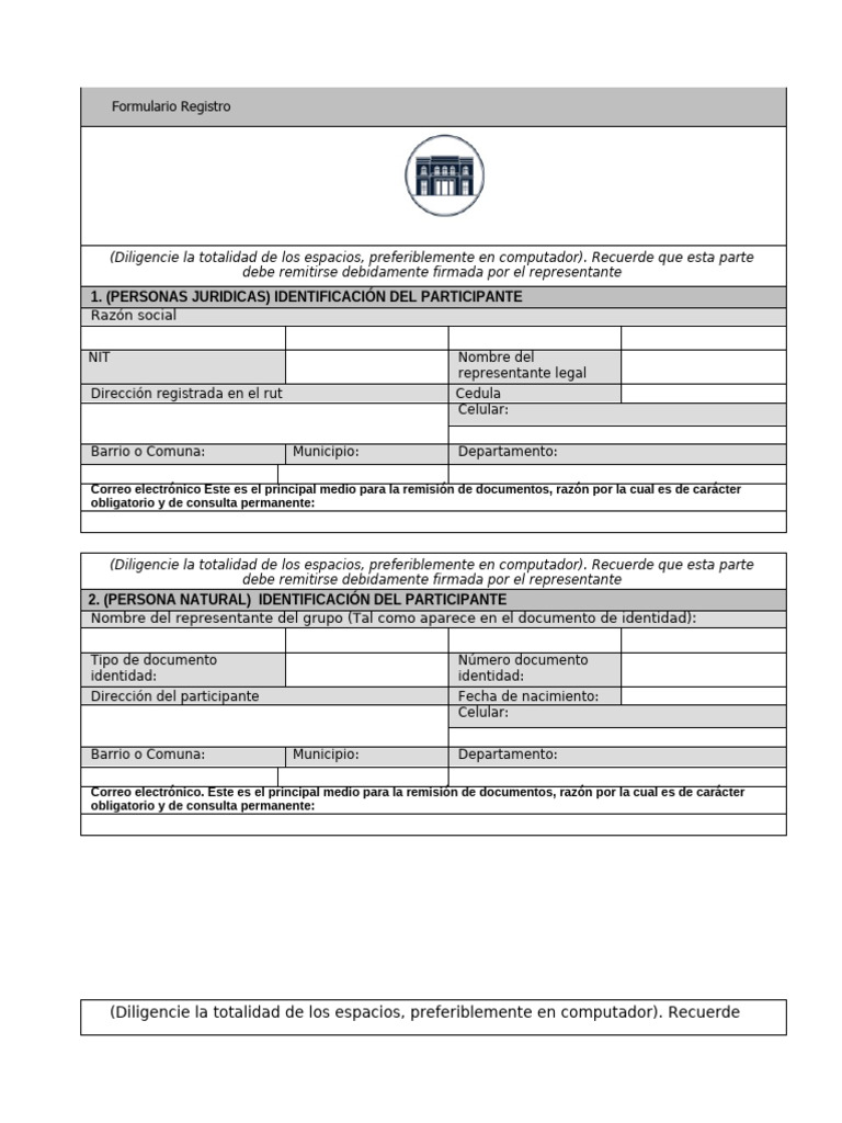 Formulario Parte A | PDF