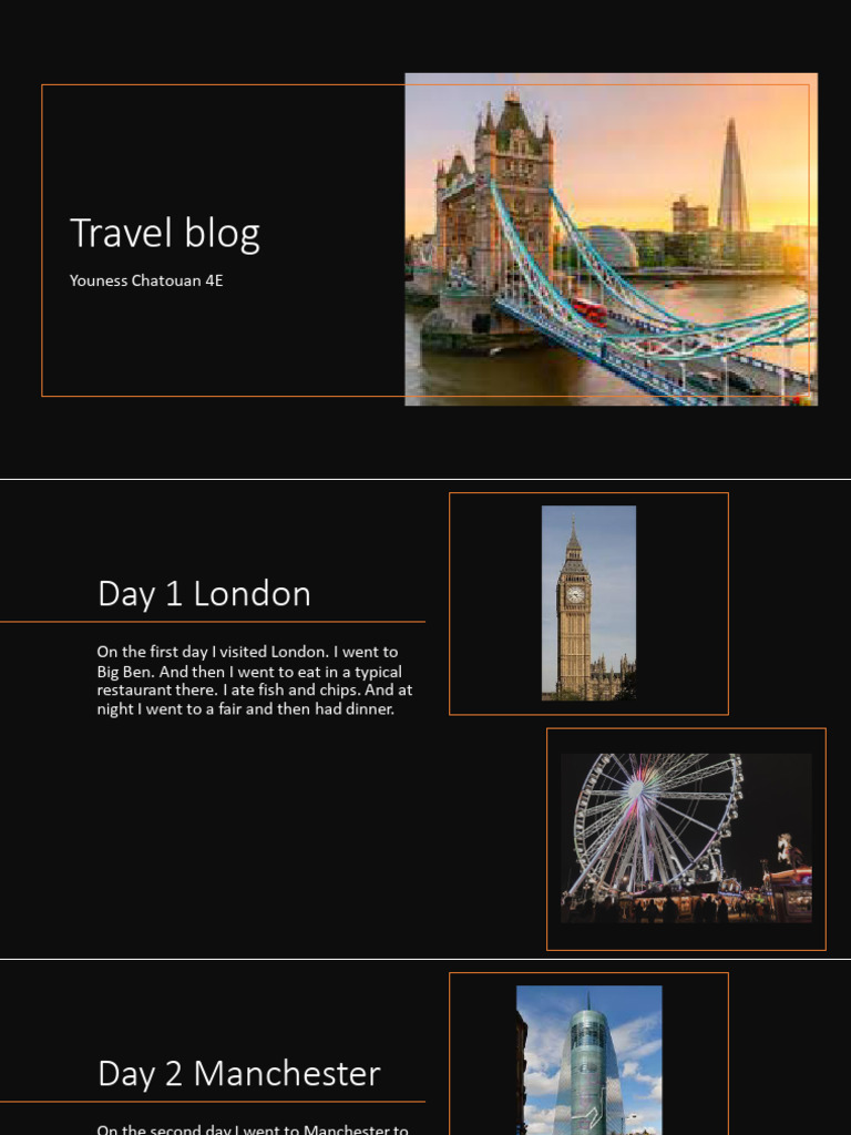 Travel blog (1) | PDF