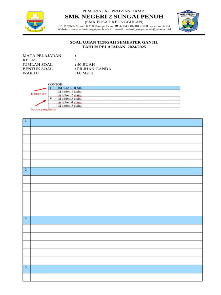 format_penulisan_soal_UTS Ganjil TP. 2024-2025 | PDF format_penulisan_soal_UTS Ganjil TP. 2024-2025 | PDF