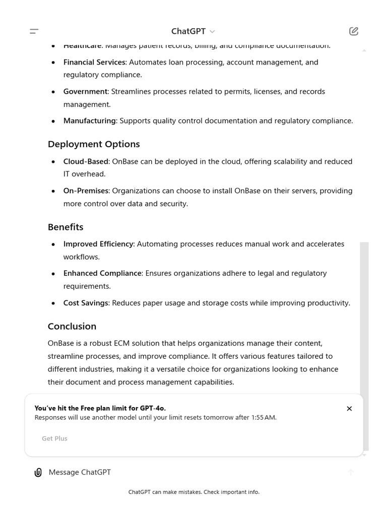 OnBase Overview and Features | PDF