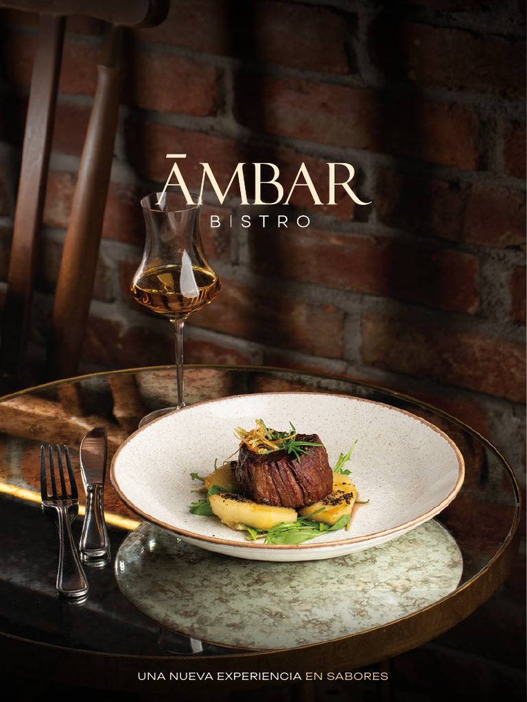 Menú Ambar BistrAmnar Bistro | PDF