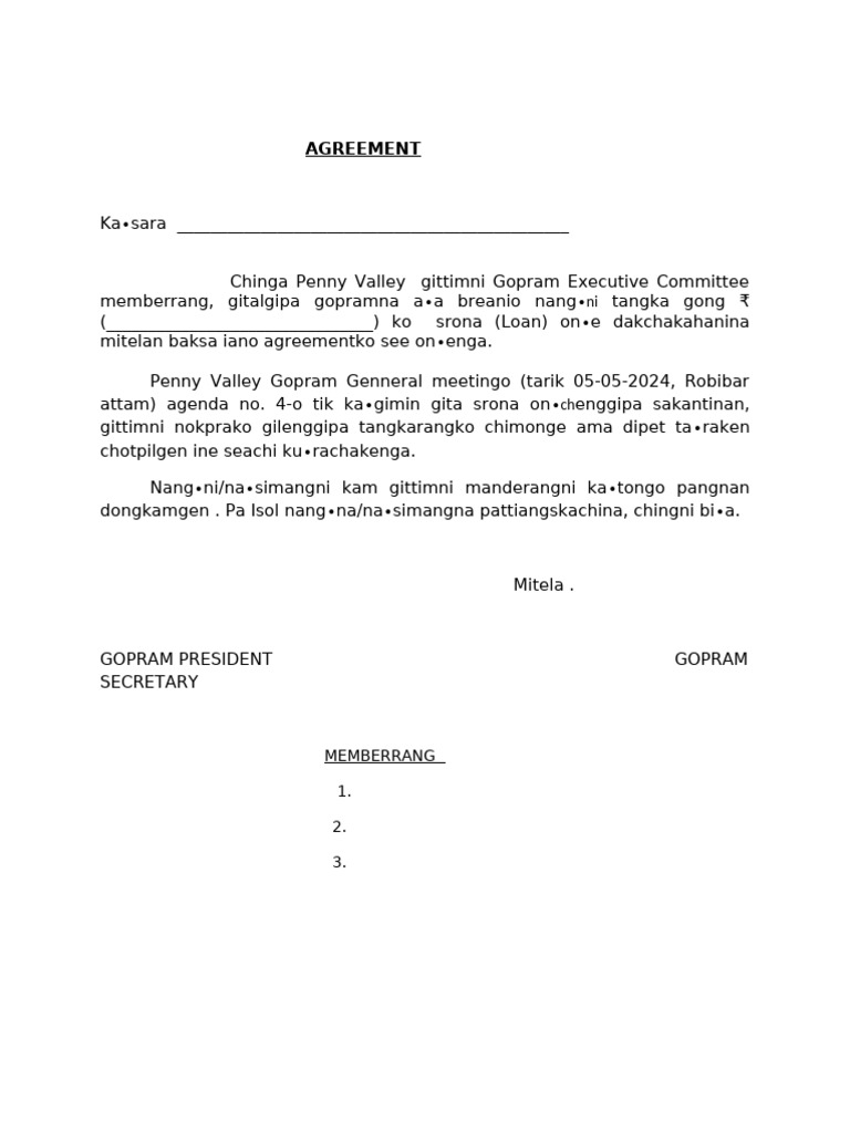 AGREEMENT | PDF