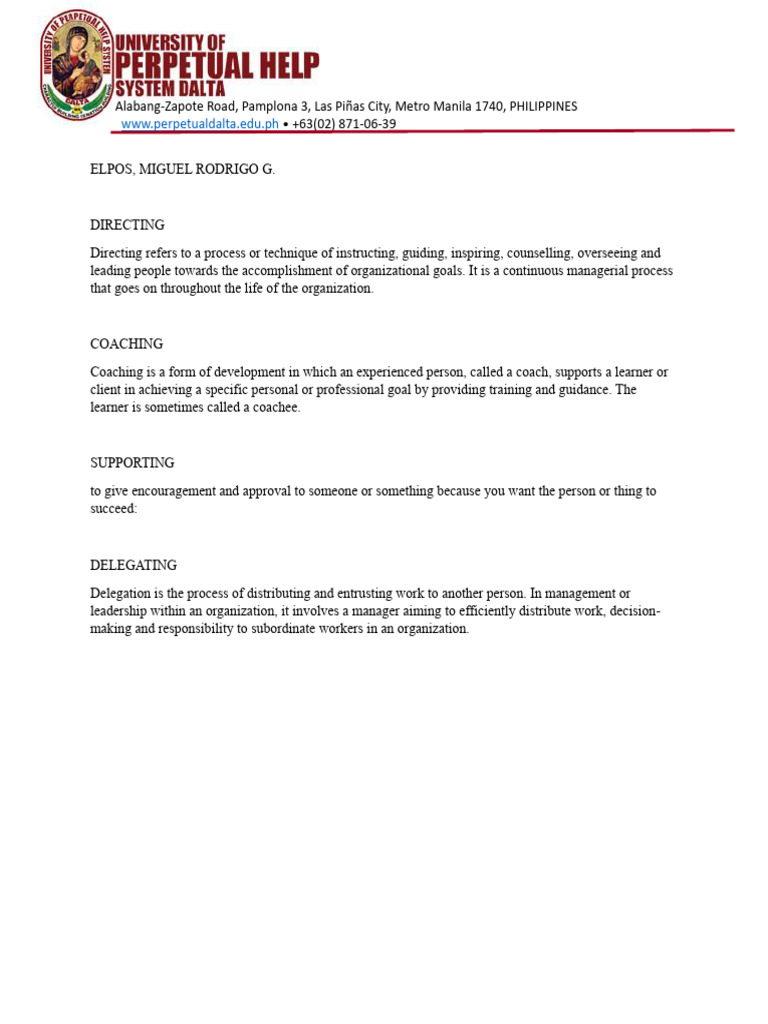 4 Basic Leadership Style- ELPOS | PDF