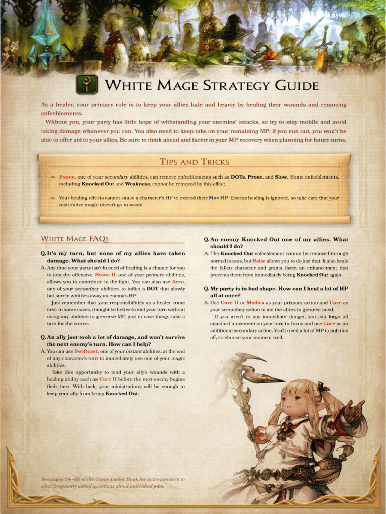 Class Packet White Mage | PDF