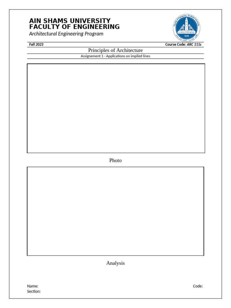 Design Assignmentt Empty | PDF