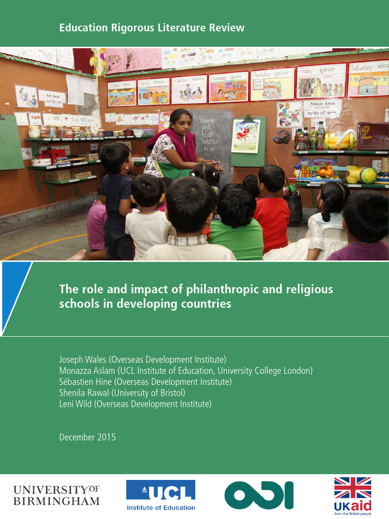 Role Impact Philanthropic Schools | PDF