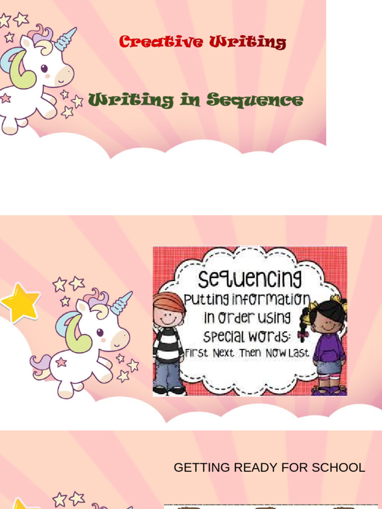 Writing in Sequence | PDF