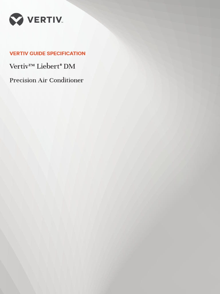 Vertiv Liebert DM Guide Specification | PDF