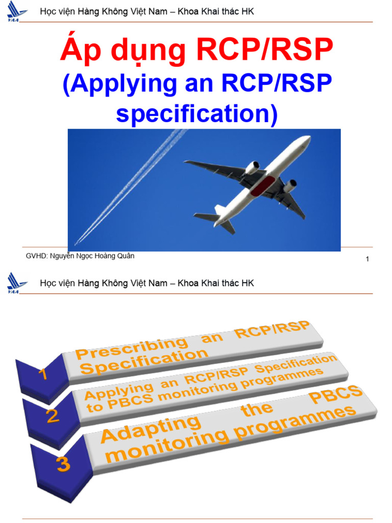 Chuong 3 - Applying an RCP-RSP specification | PDF