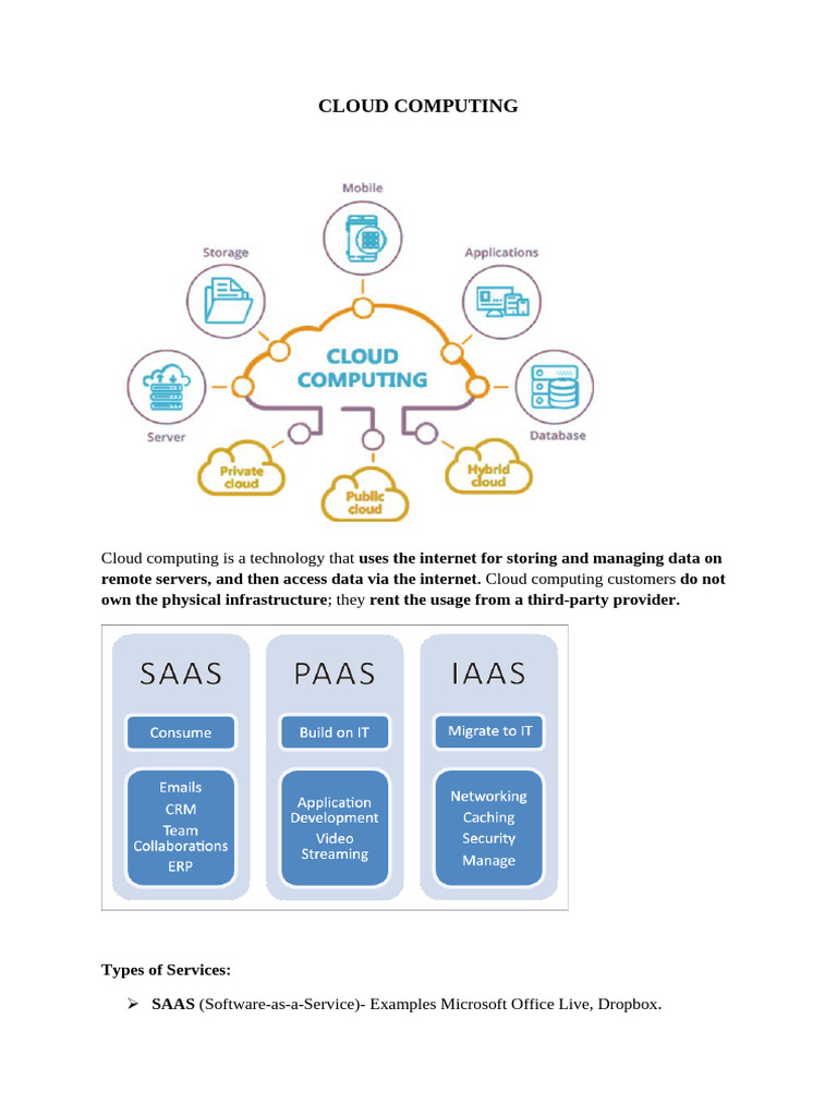 CLOUD COMPUTING Notes | PDF