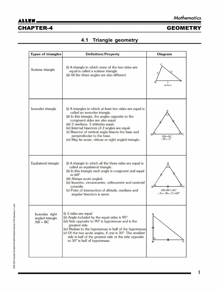 Geometry 1 | PDF