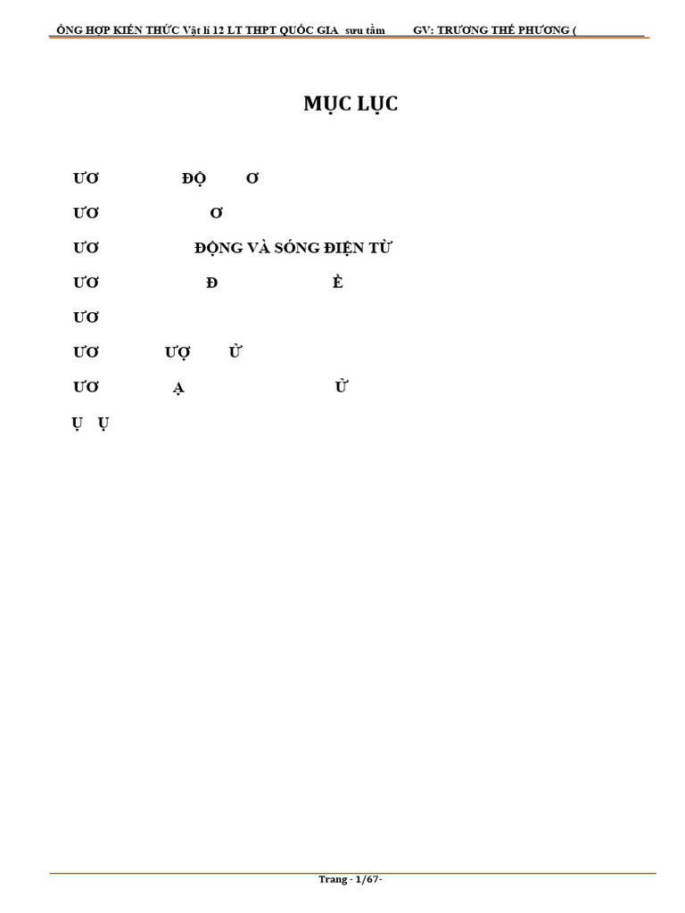 Cong Thuc VL 12 | PDF