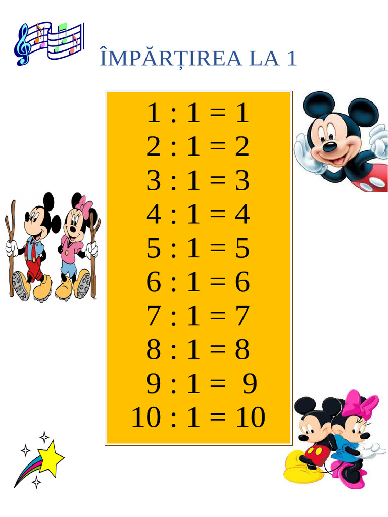 Mpartirea Cu Mickey Mouse | PDF