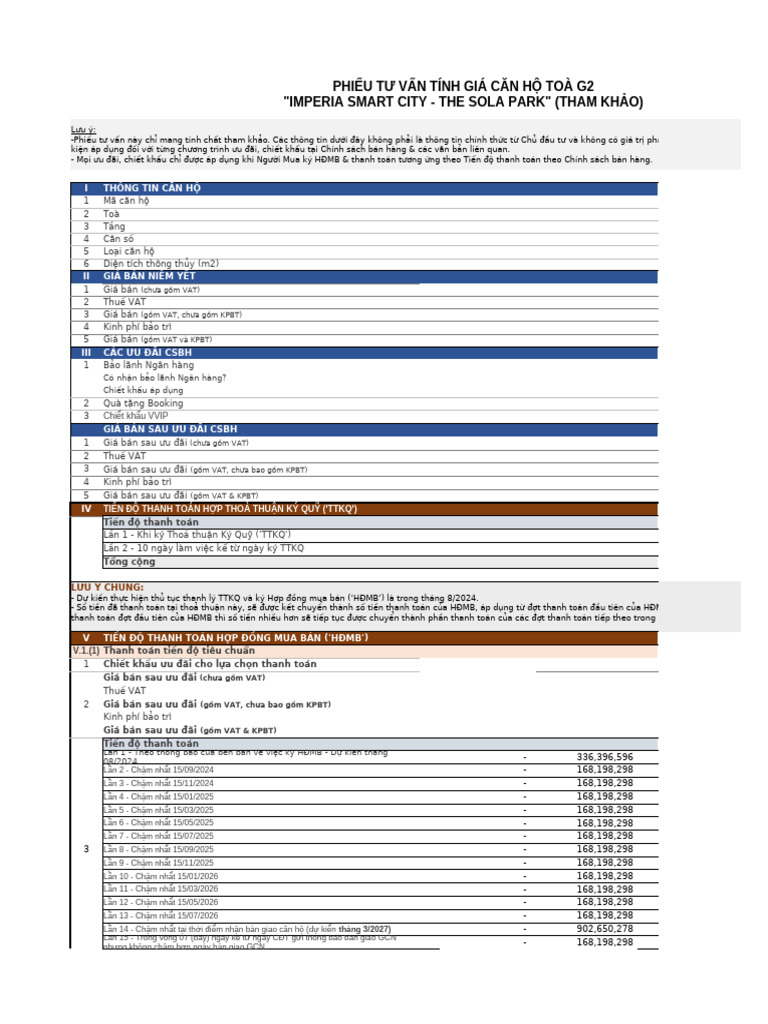 Mẫu PTG the Sola Park G2 - Rev | PDF