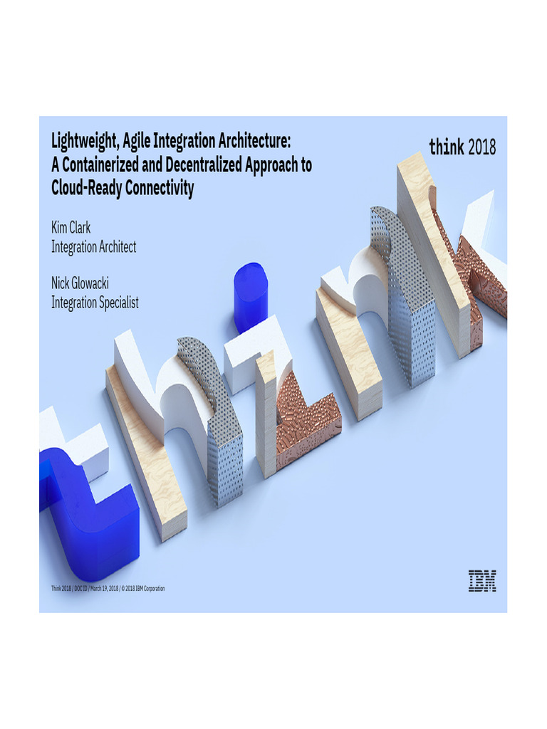 Lightweight, Agile Integration Architecture | PDF