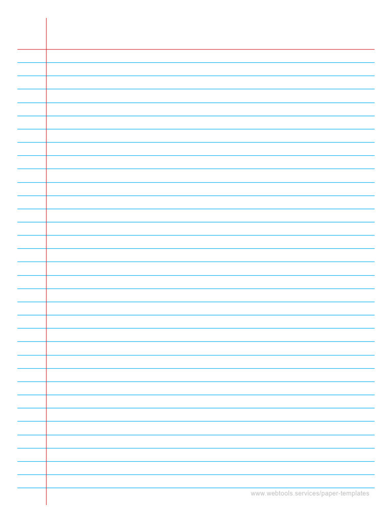 Printable 7_1mm Blue Line Ruled Paper With Horizontal and Vertical ... Printable 7_1mm Blue Line Ruled Paper With Horizontal and Vertical ...