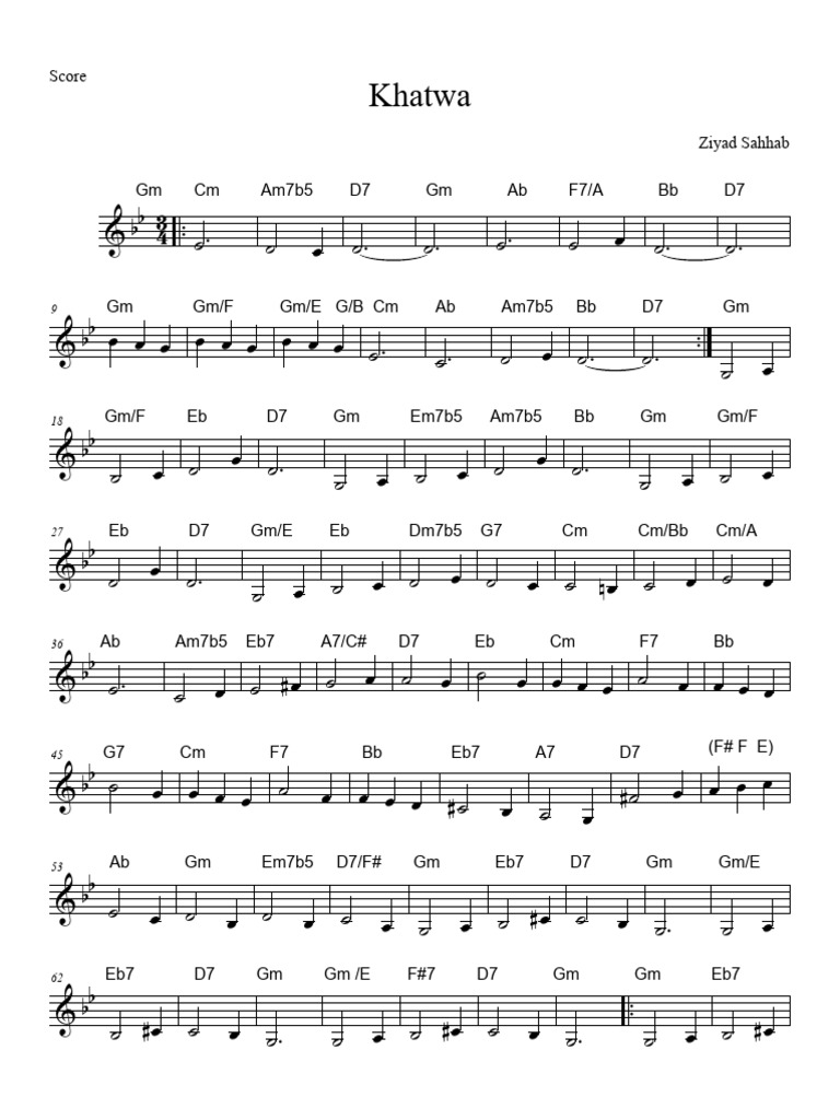 (Chords) Khatwa | PDF