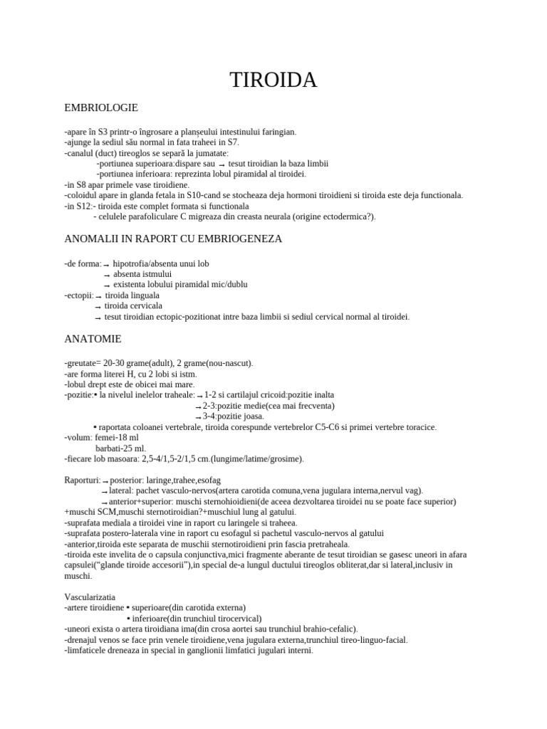 Tiroida 1 Final | PDF