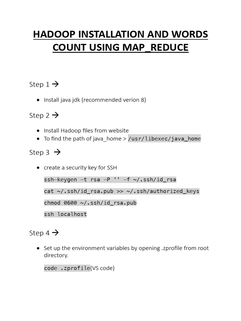 HADOOP - MAP Reduce | PDF