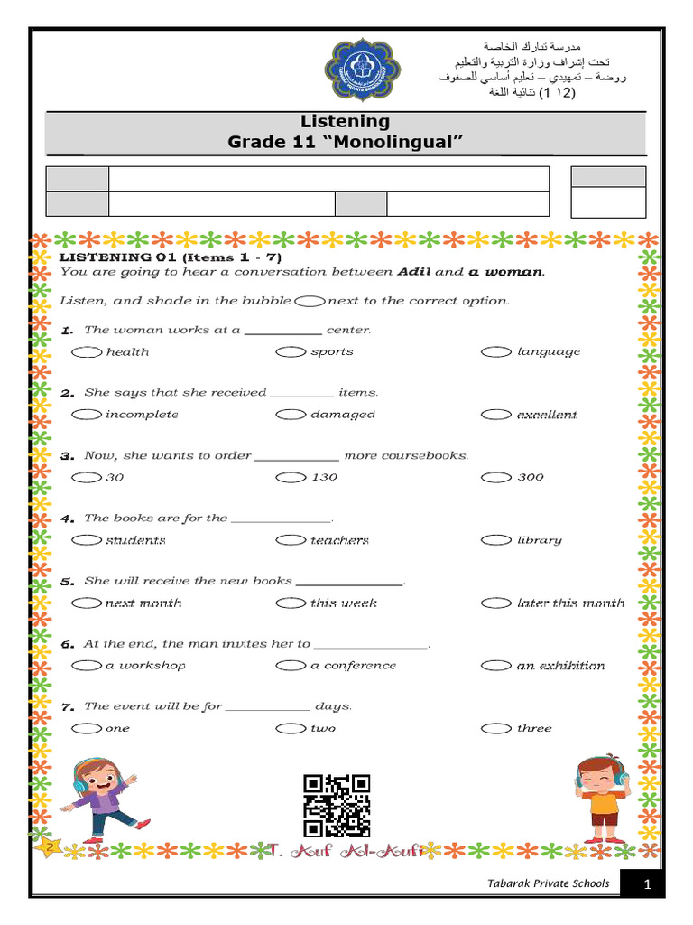 Listening 1 Gr 11 Mono Pdf