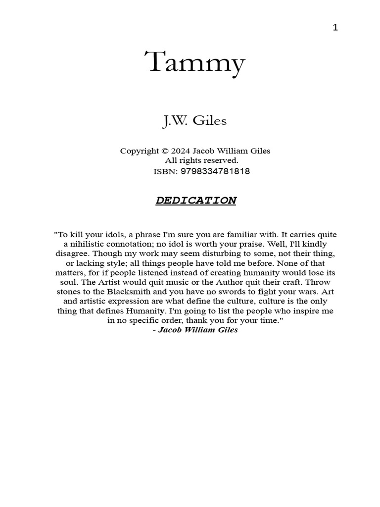 Tammy (Master) | PDF