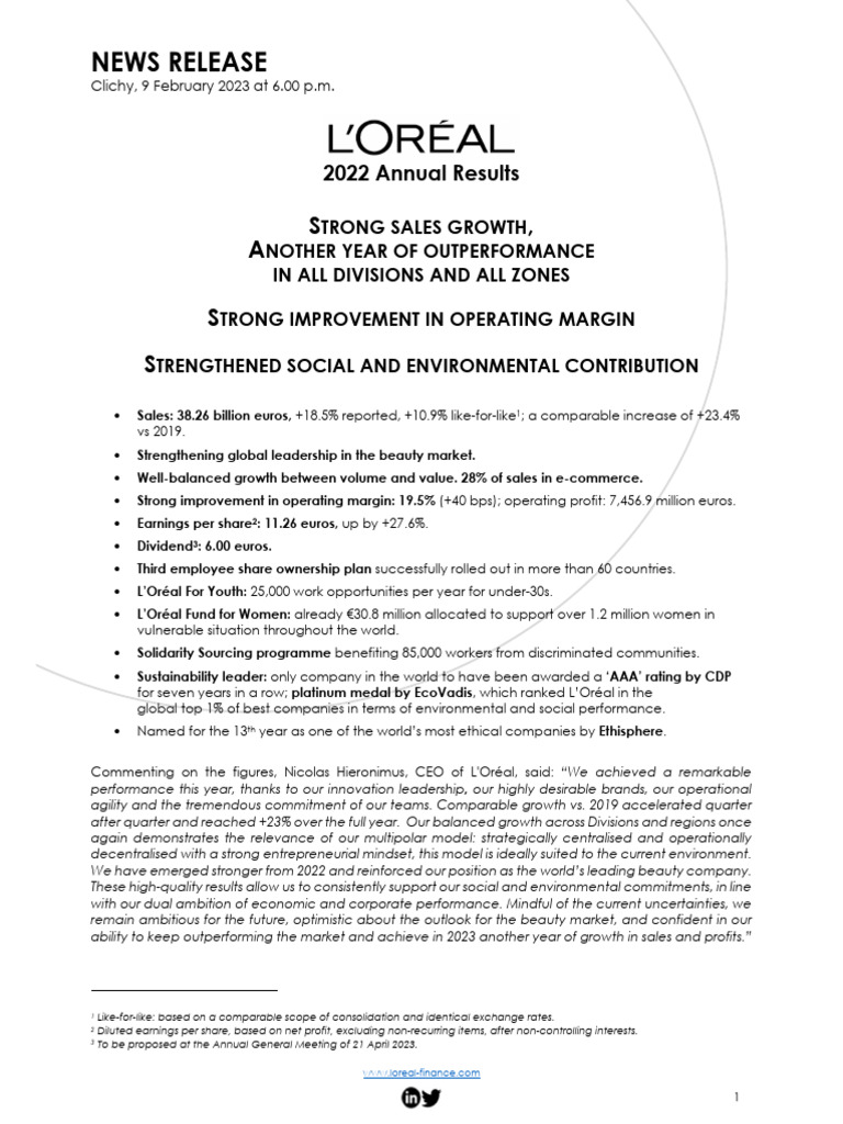 Lo Real 2022 Annual Results | PDF