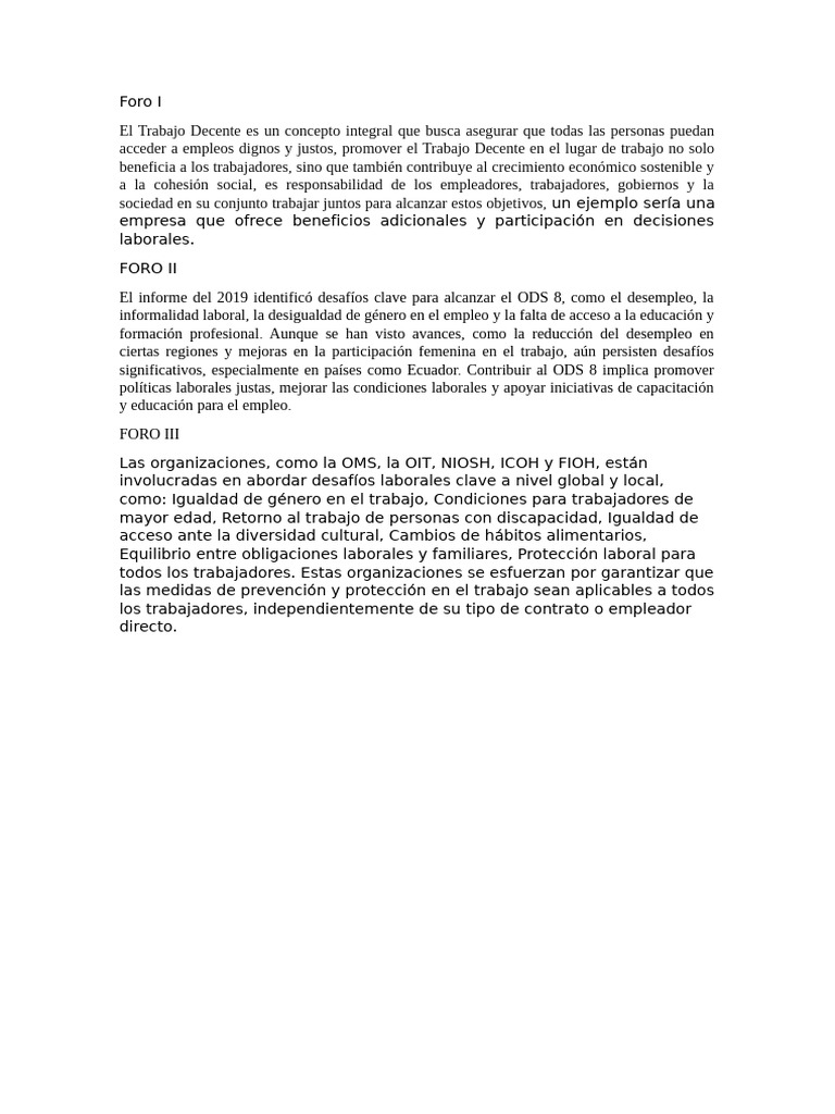 resumen de foros | PDF