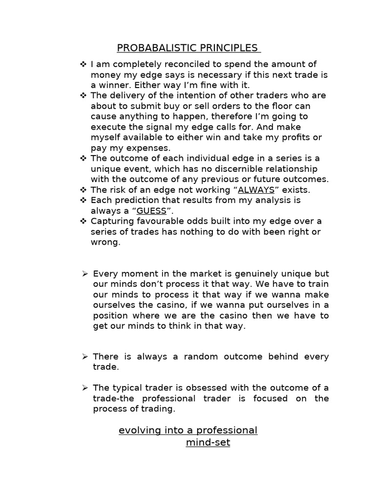 Probabalistic Principles | PDF