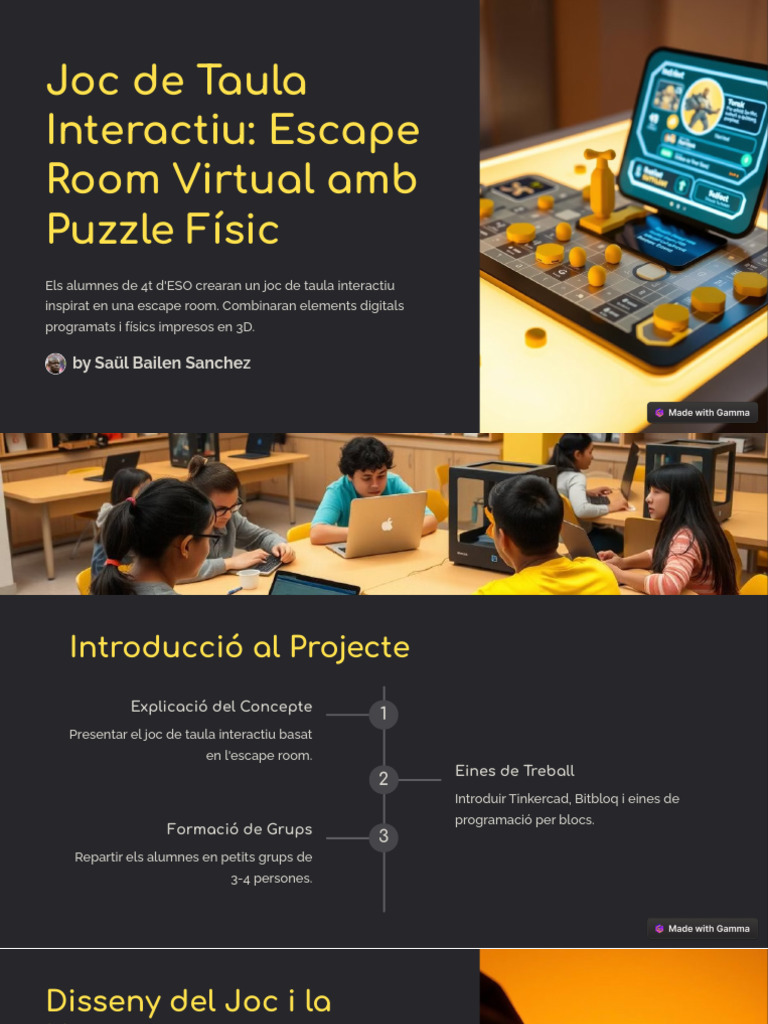 Joc de Taula Interactiu Escape Room Virtual Amb Puzzle Fisic | PDF