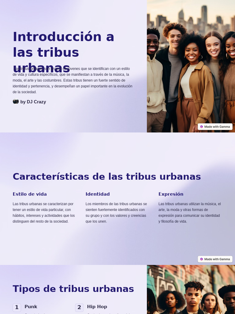 Introduccion a Las Tribus Urbanas | PDF